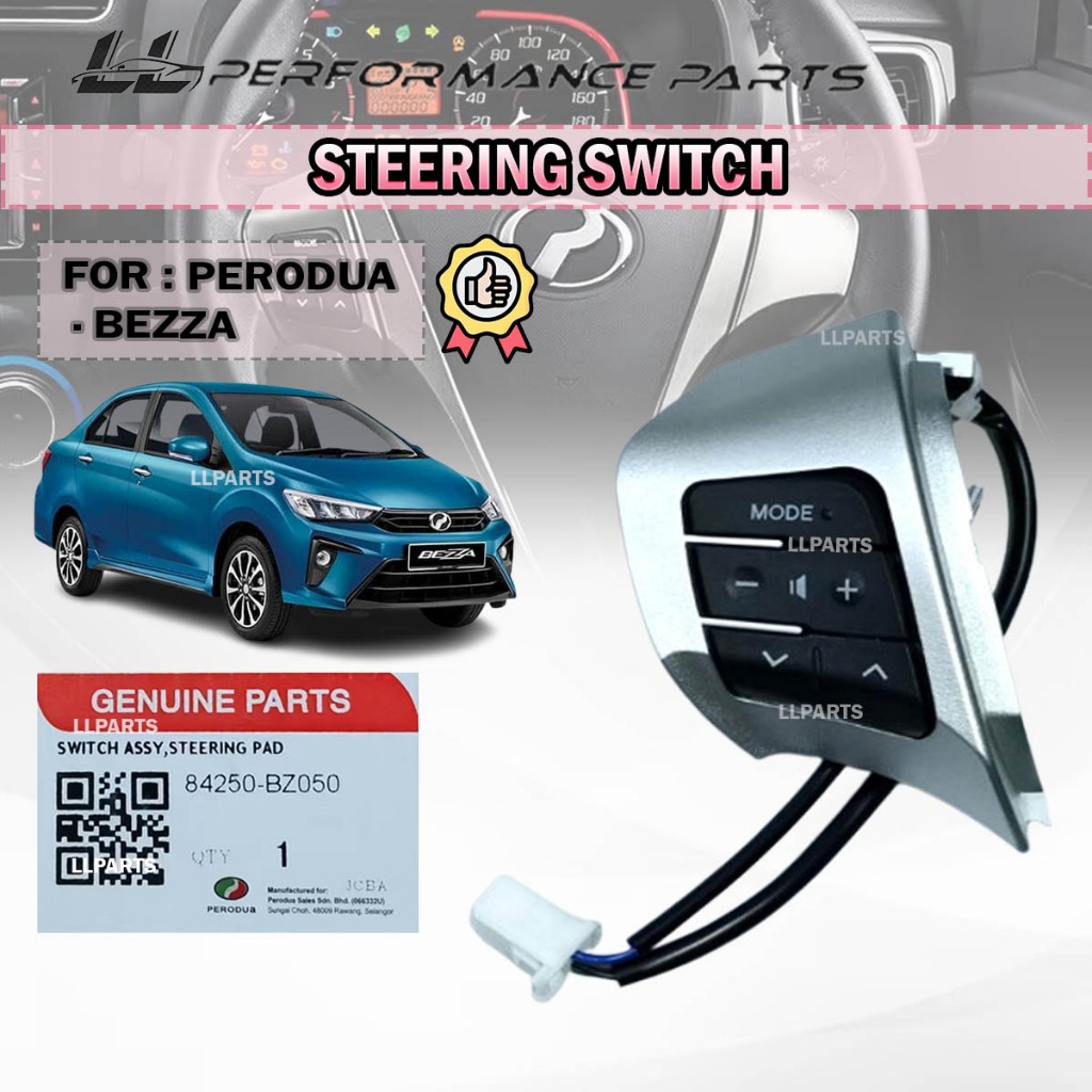 Original Perodua Bezza 2016-2024 Steering Button Switch Steering Wheel ...