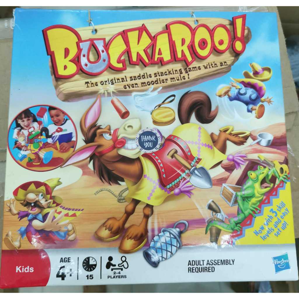 Hasbro Horse Toy reflex Buckaroo Donkey Animal Fun Arcade Kids Game ...