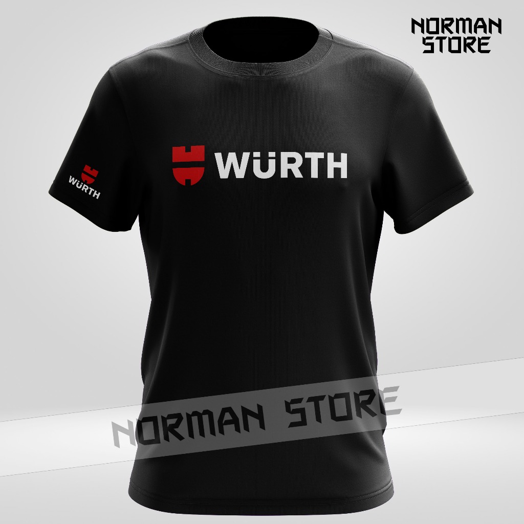 Wurth Power Tools T-Shirt Microfiber Quick Dry Baju Premium Cotton Tees ...
