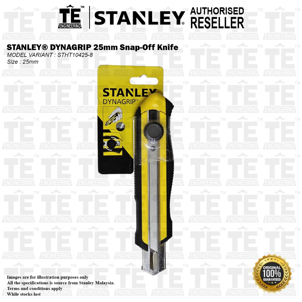 STANLEY DYNAGRIP 25mm SNAP OFF KNIFE STHT10425-8 | Shopee Malaysia