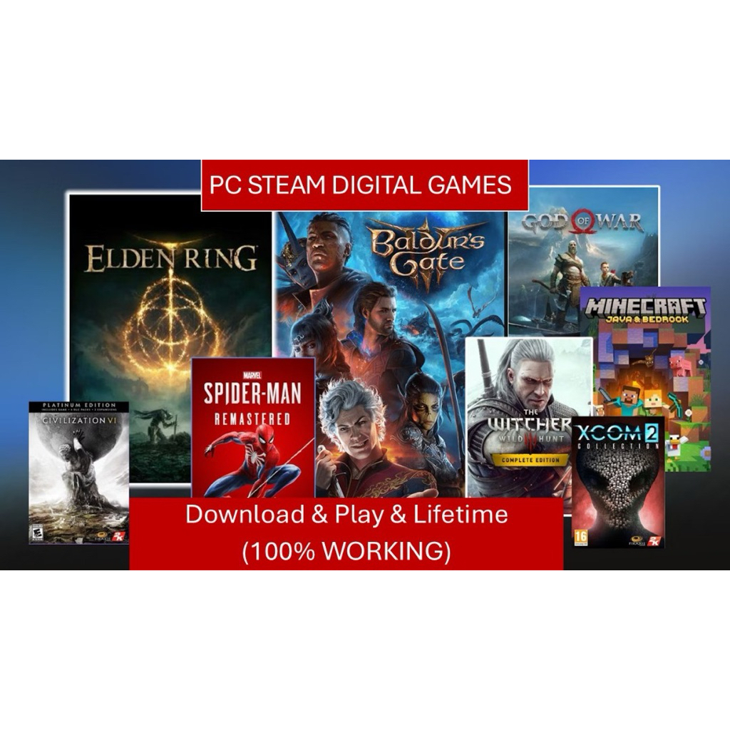 pc steam digital games | Shopee Malaysia