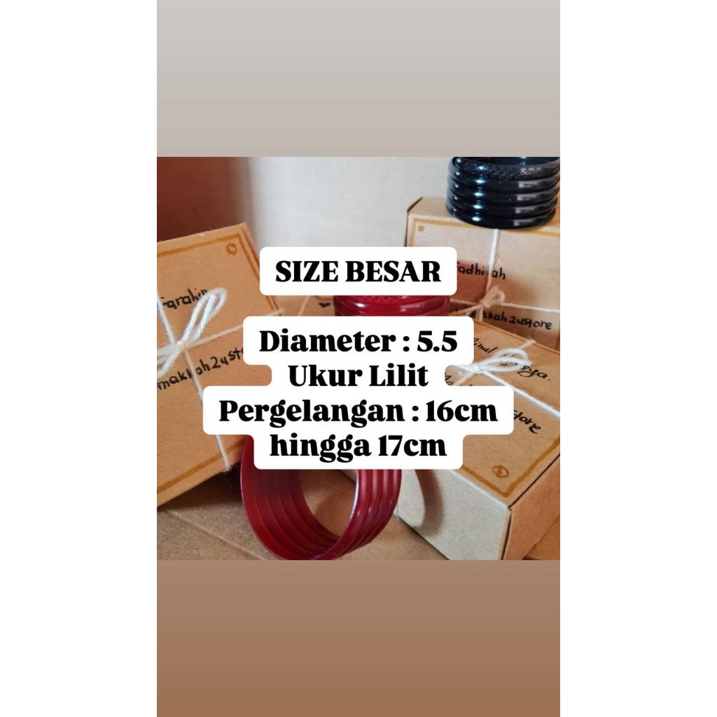 GELANG TANGAN LEGEND HITAM DAN MERAH MAROON MAKKAH | Shopee Malaysia