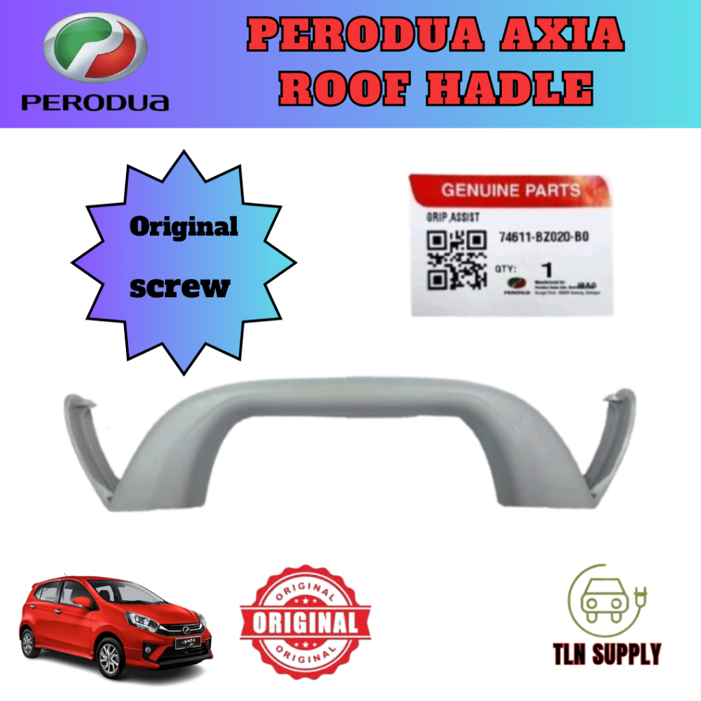 ORIGINAL Perodua Axia Assist Grip Roof Handle Pemegang Pintu | All Axia ...