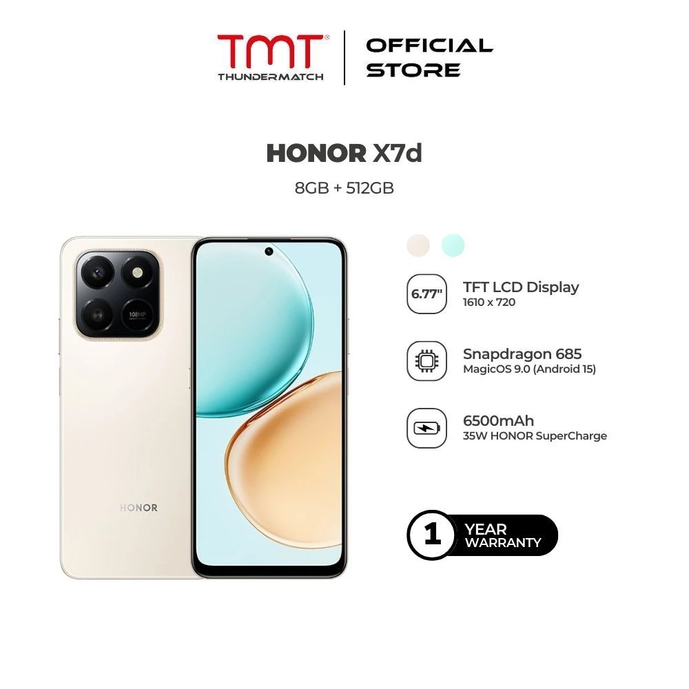 HONOR X7d Smartphone (8GB RAM + 512GB ROM) | Shopee Malaysia