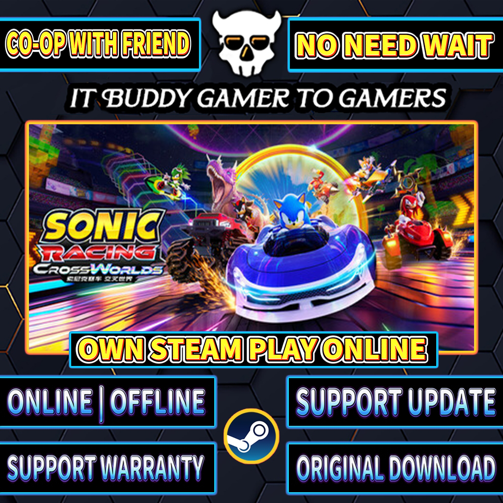 Sonic Racing: CrossWorlds | Steam Online & Offline Account PC Game Full ...