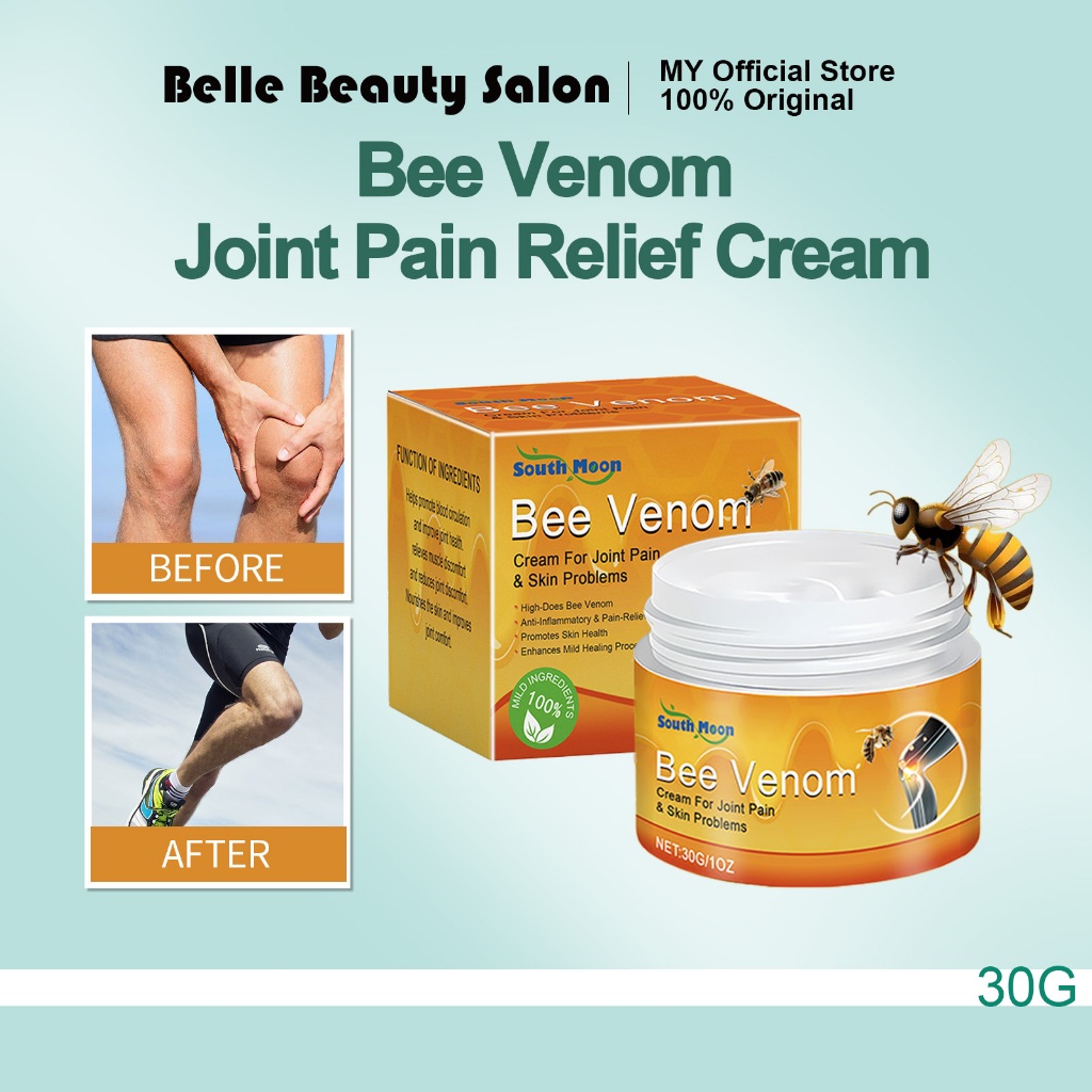 Ubat Sakit Lutut Dan Sendi | Bee Venom Joint Relief Cream 30g Ubat Sapu ...