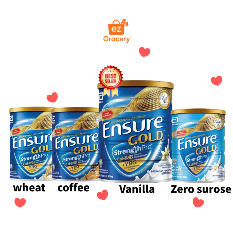 Expired date Y2027 Ensure gold vanilla 800g (Wheat / Coffee / Vanilla ...