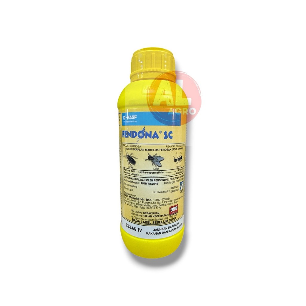 1L BASF FENDONA SC insecticides / anti mosquitoes, aedes, cockroaches ...