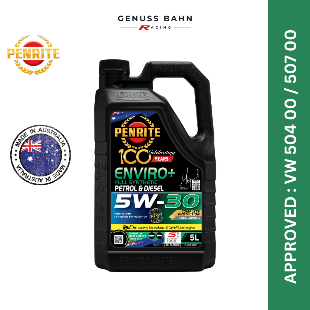 PENRITE ENVIRO+ 5W30 Premium Full Synthetic Engine Oil Volkswagen ...