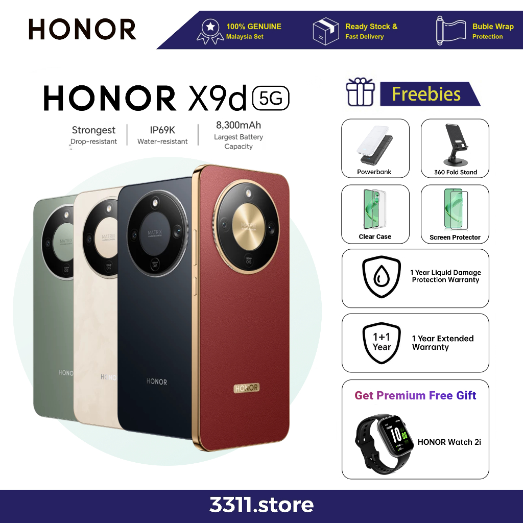HONOR X9d 5G Smartphone 24(12+12)GB+256/512GB | 108MP OIS+EIS | OLED ...
