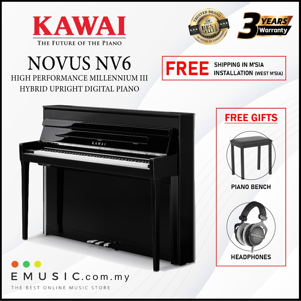 Kawai Novus NV6 High Performance Millennium III Hybrid Upright Digital Piano | Shopee Malaysia
