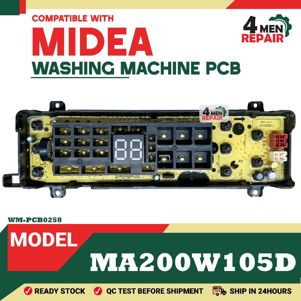 MA200W105D COMPATIBLE WITH MIDEA WASHING MACHINE PCB BOARD (CONTROL ...
