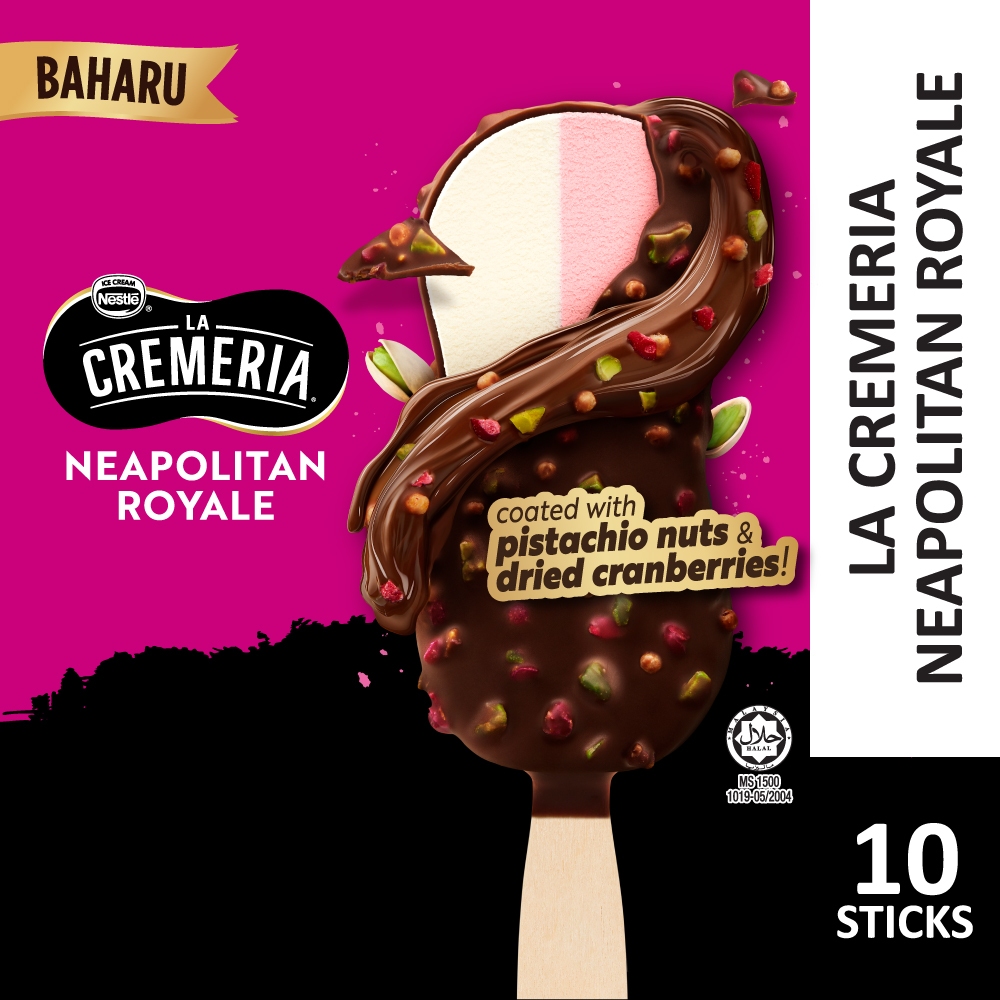 LA CREMERIA Neapolitan Royale 76ml (10 Sticks) | Shopee Malaysia
