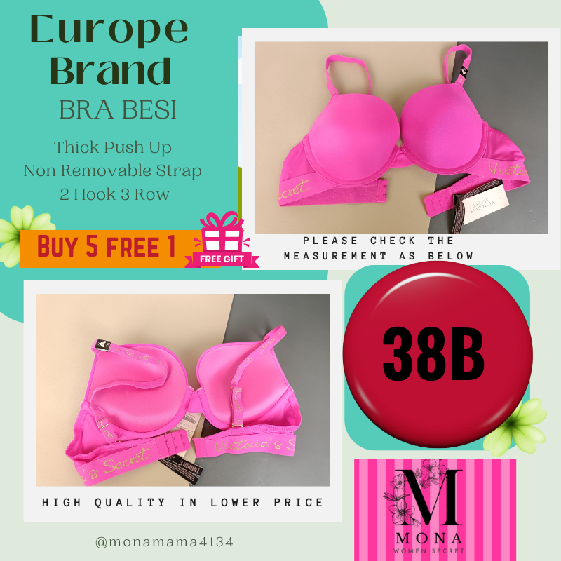 MONA Bra Wired Branded Bra Murah Dan Berkualiti Coli Wanita Siaz 38B ...