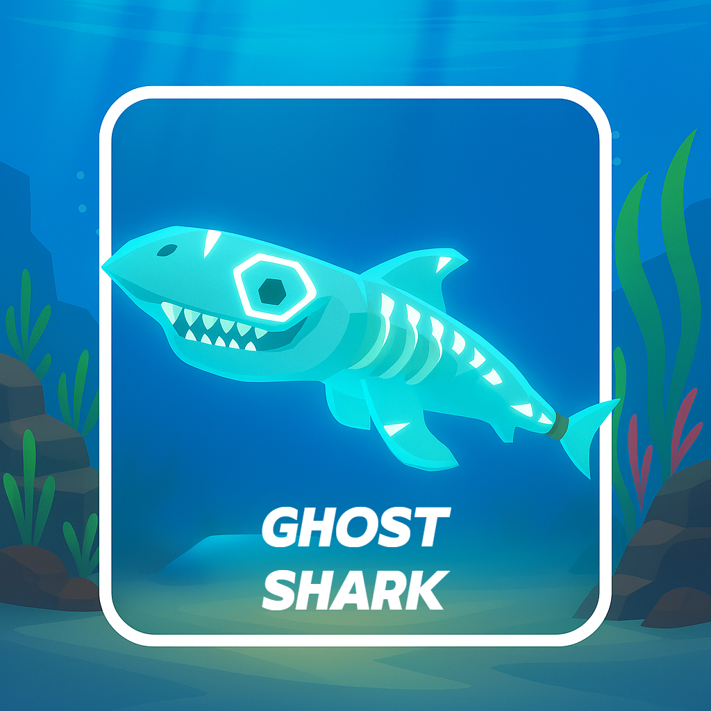 🔥 Fish It In Game Item Ghost Shark – Rarity Secret | Fast Delivery ...