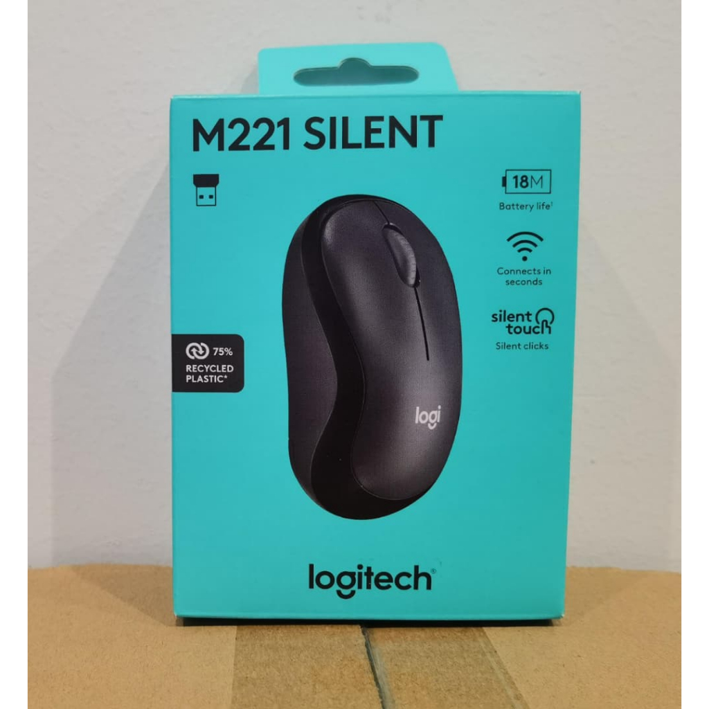 LOGITECH M221 SILENT WIRELESS MOUSE | Shopee Malaysia