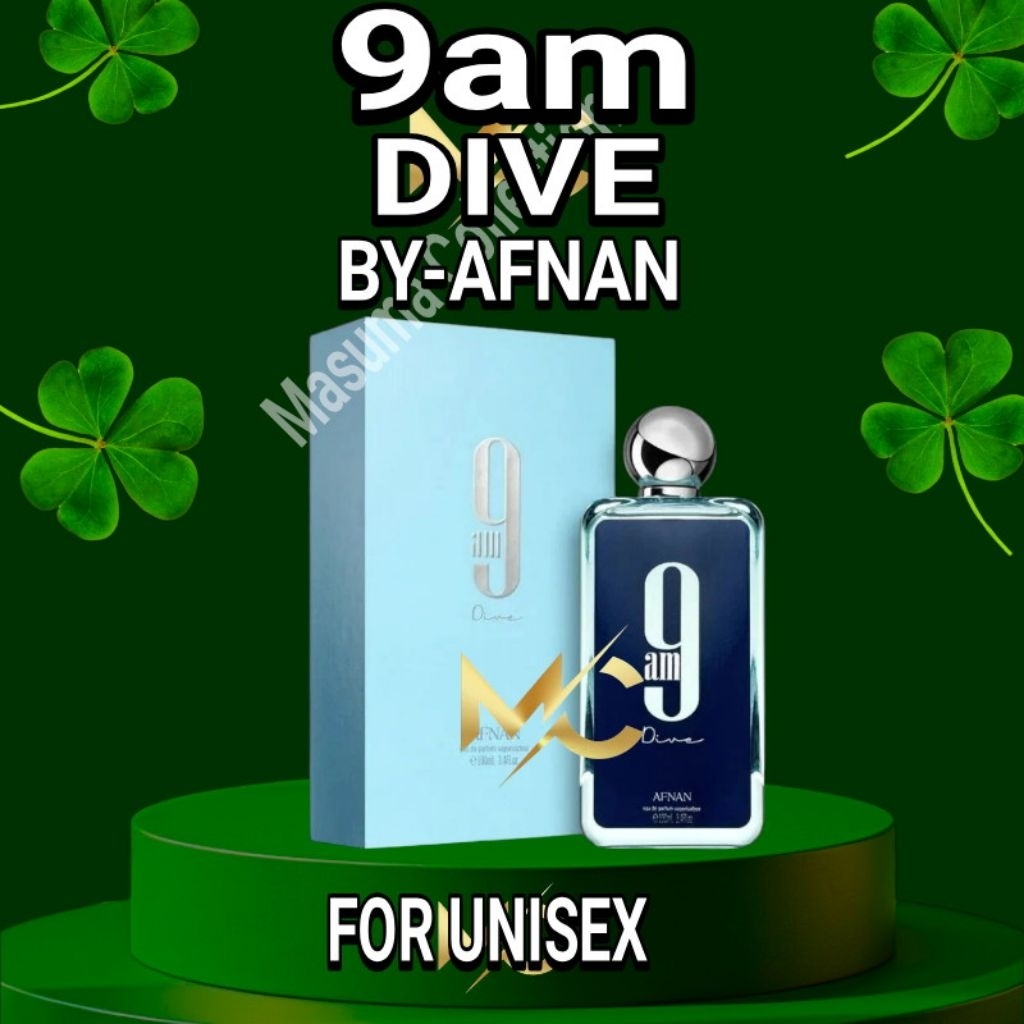 9am Dive By Afnan Edp Perfume 100ml for women and men Long Lasting ...