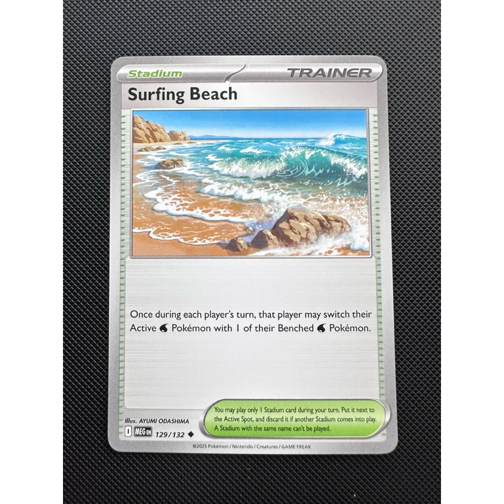 Surfing Beach - 129/131 - Uncommon - Mega Evolution - Pokemon Card ...