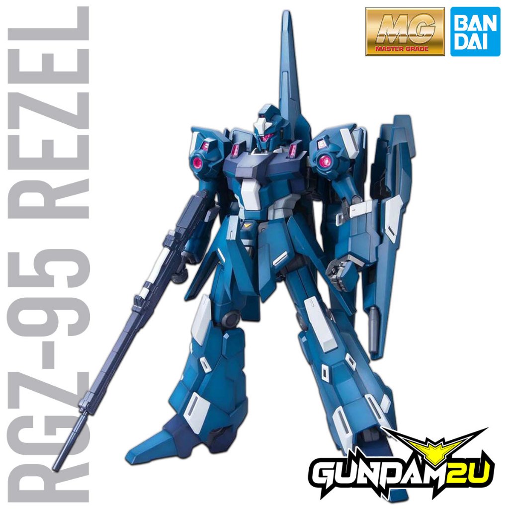 BANDAI MG 1/100 RGZ-95 ReZEL - Model Kit Master Grade Gundam UC ...