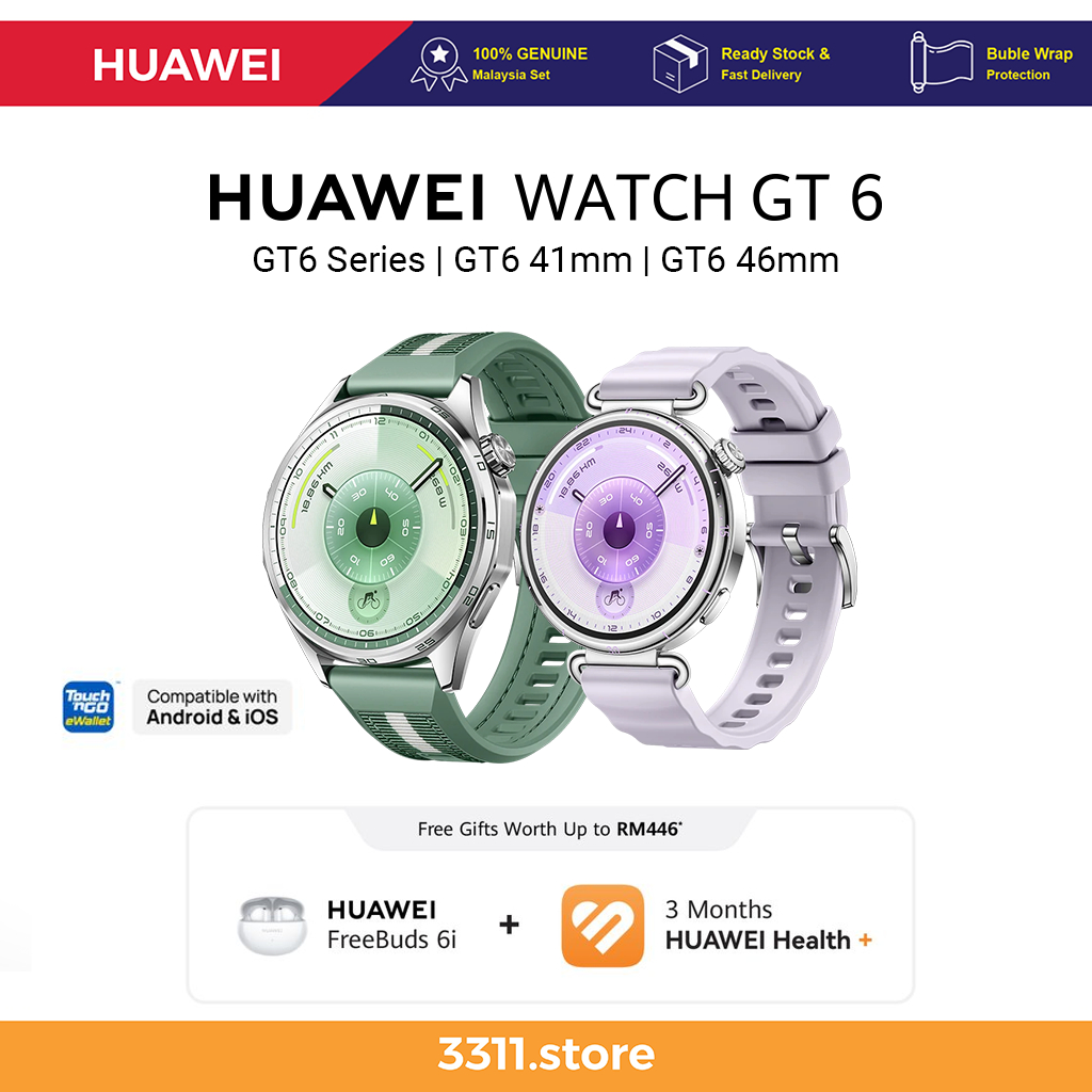 HUAWEI Watch GT 6 / GT 4 | Original HUAWEI Malaysia set | Shopee Malaysia