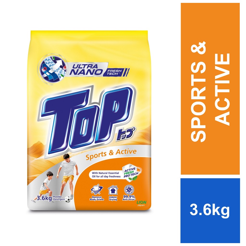 Top Detergent Powder Sports & Active 3.6kg | Shopee Malaysia