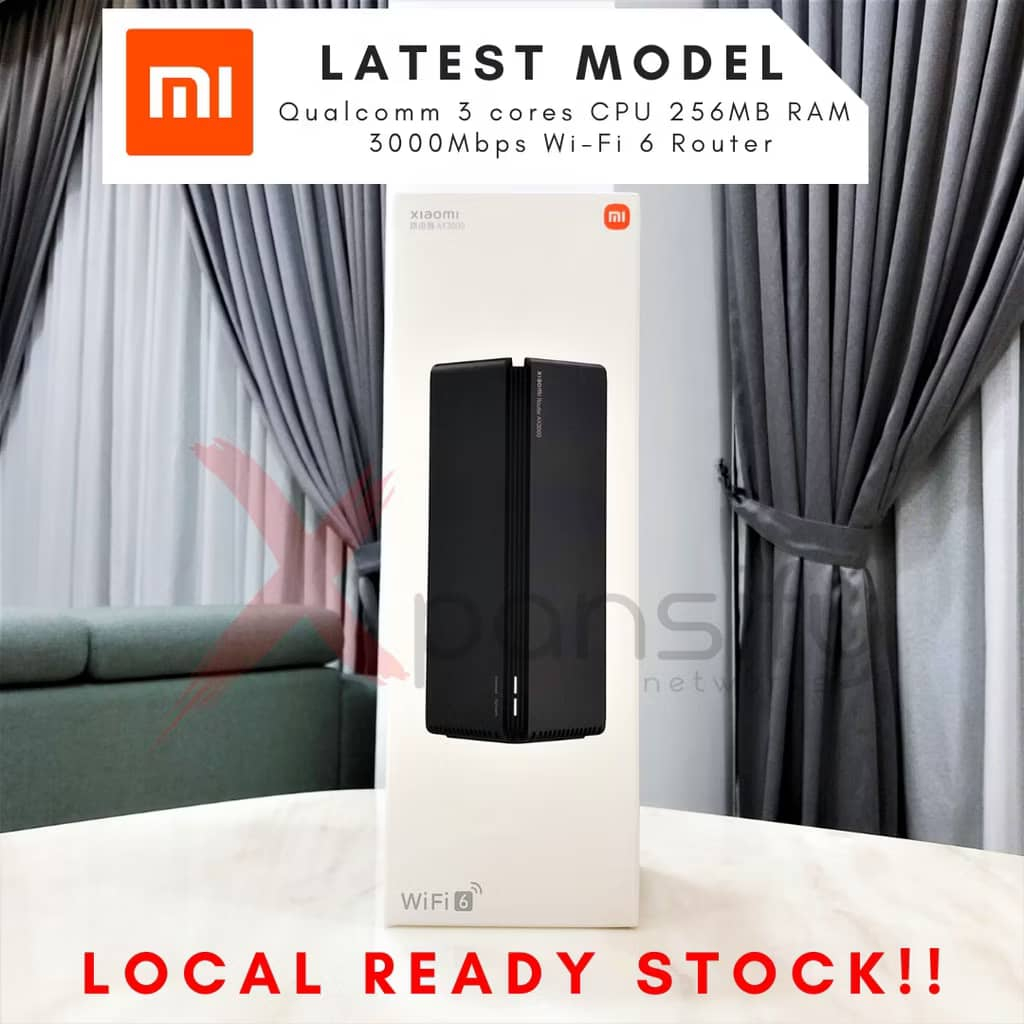 【𝐗𝐢𝐚𝐨𝐦𝐢 𝐌𝐢 𝐀𝐗𝟑𝟎𝟎𝟎】 WiFi 6 Router l UNIFI Router l MAXIS Router l TIME ...