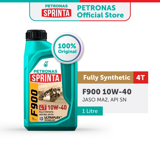 PETRONAS Sprinta F900 10W-40 SN Fully Synthetic (1L) | Shopee Malaysia