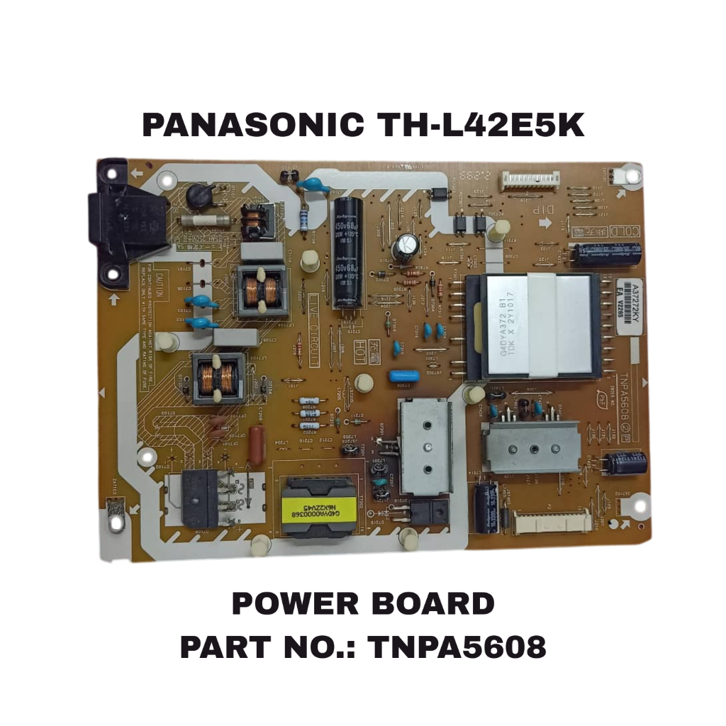 (P27) PANASONIC-TH-L42E5K- POWER BOARD/ MAINBOARD/ TCON/ INVERTER/ LVDS ...