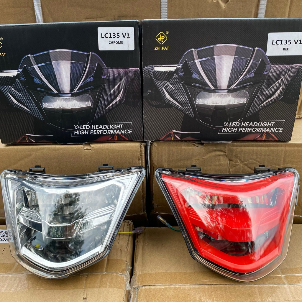 ORIGINAL ZHIPAT YAMAHA LC135 V1 LC OLD HEAD LAMP ASSY LAMPU DEPAN ...