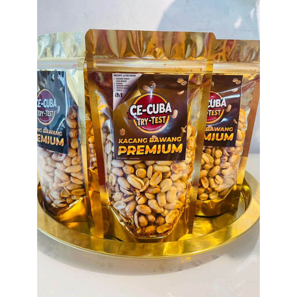 Ce-Cuba-Try-Test Kacang Bawang (Snaks Kacang Rangup) | Shopee Malaysia