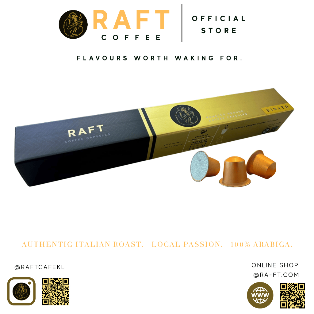 Coffee Capsules (Pods) by RAFT - Nespresso® Compatible Coffee Capsules ...