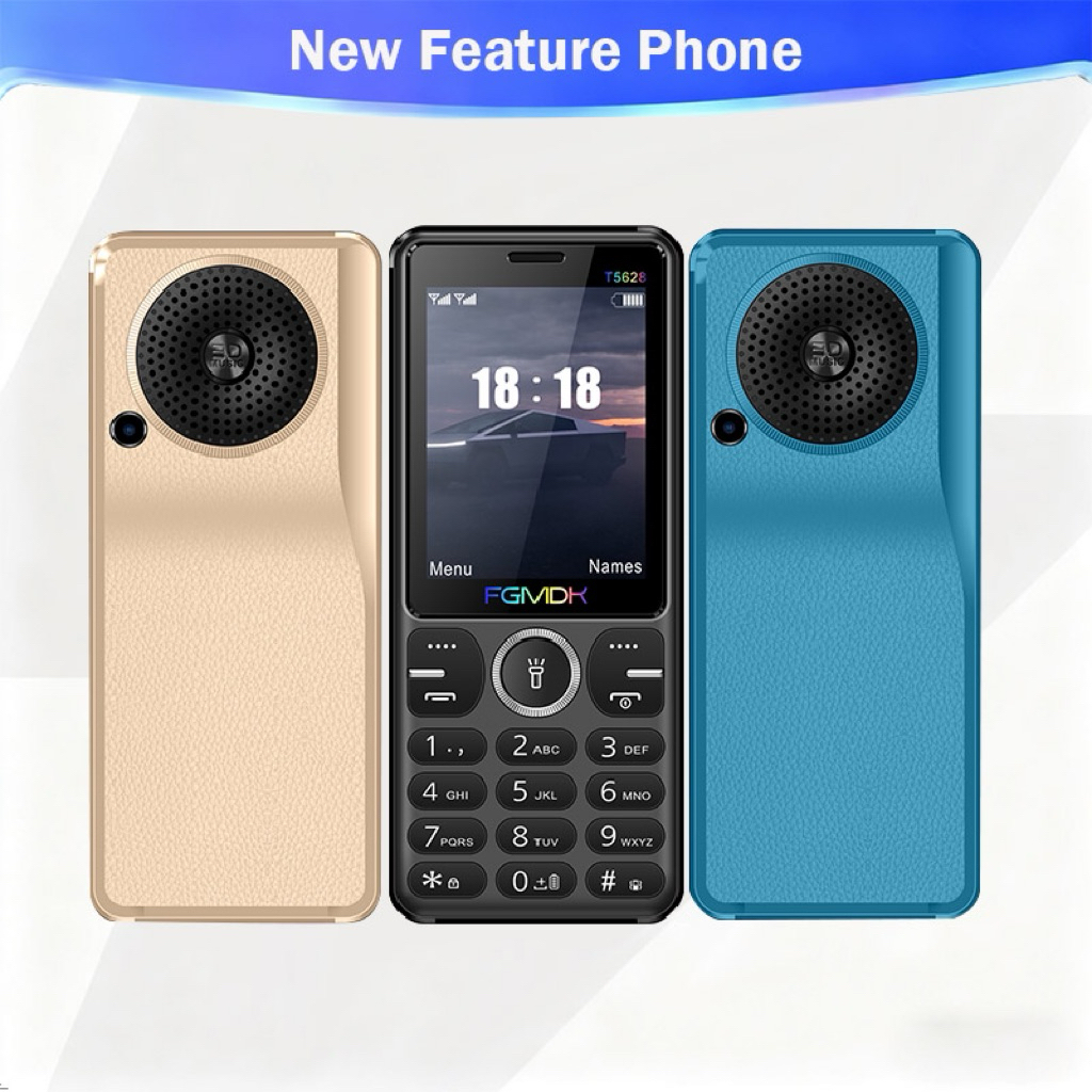 T5628 4G Basic Phone Dual SIM Handphone Elderly Feature Phone Big ...