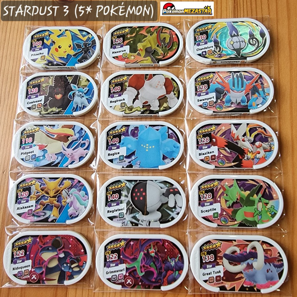 Pokemon Mezastar Stardust 3 (Original English Version) - 5 Stars Meza ...