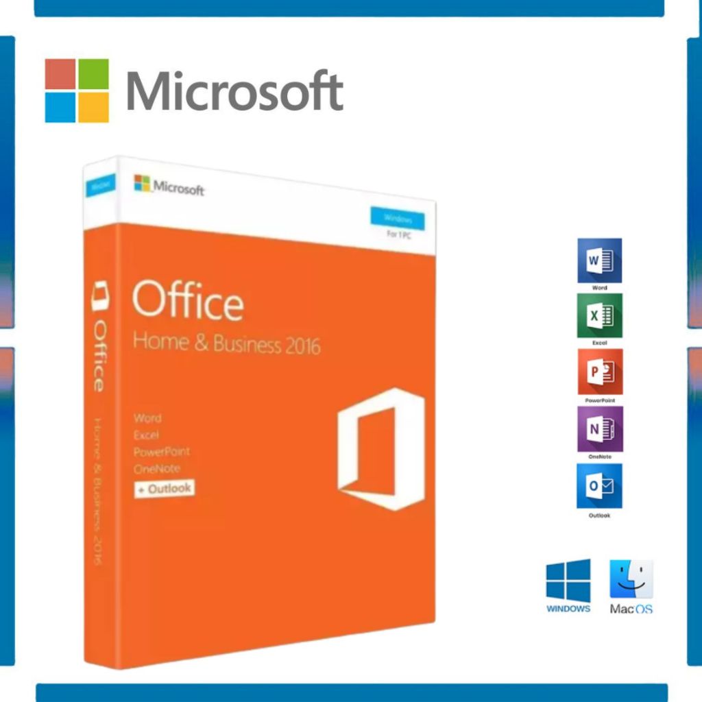 Microsoft Office Home&Business 2016 Mac&Windows Retail Box with Dvd ...