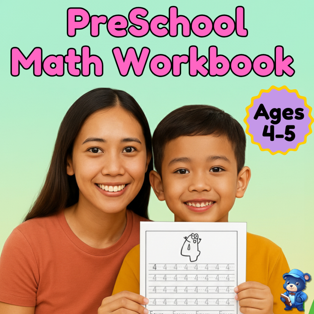 Preschool Math Workbook for Kids Age 4-5 | Mathematics Exercise ...