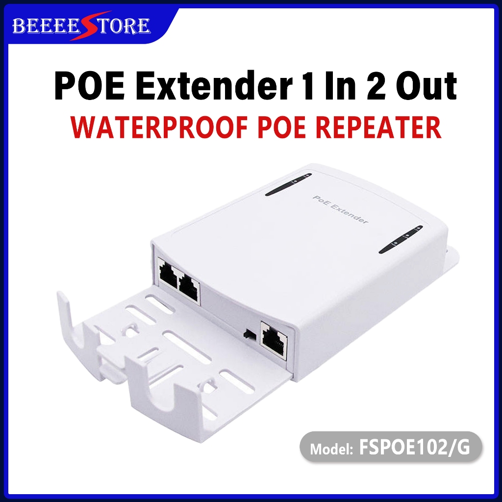 Waterproof Case Standard POE Extend Switch 3-port 1000Mbps PoE Switch 1 ...