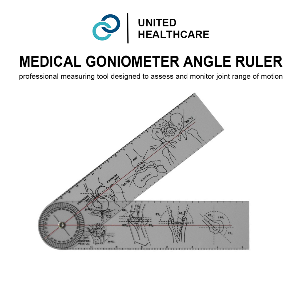 Medical Goniometer Angle Ruler Joint Bend Measurement Tool | Shopee ...
