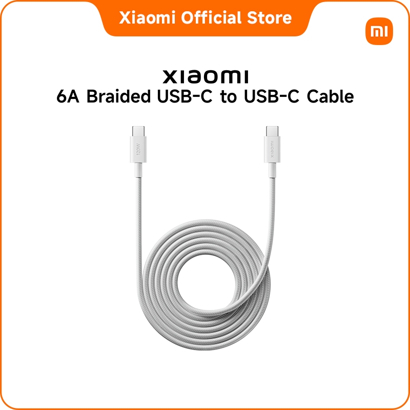 Xiaomi 6A Braided USB-C to USB-C Cable (1m&2m) l Universal ...