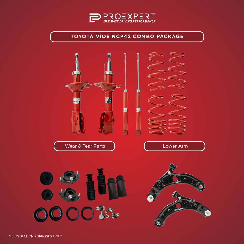 Toyota Vios NCP42 Combo Proexpert Heavy Duty Absorber Spring Sport ...