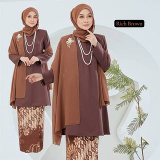 KURUNG RIAU MARIAH NEW DESIGN 2026 METERIAL COMOCREPE KAIN CORAK BATIK ...