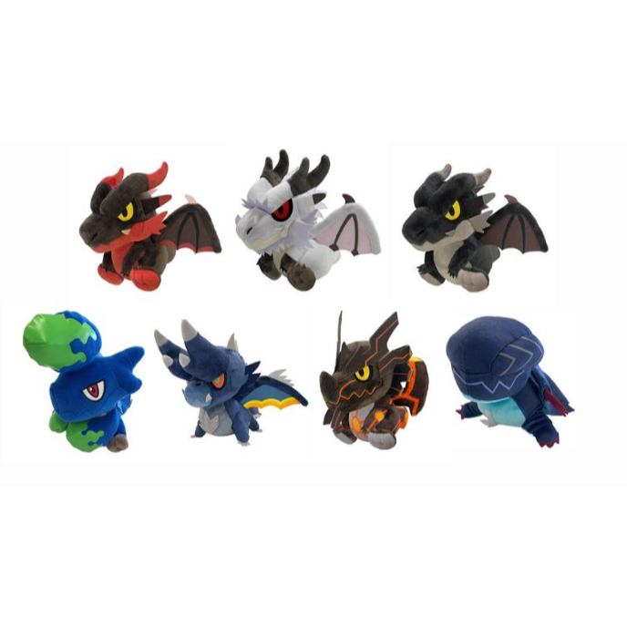 Monster Hunter Deforme Plush Fatalis, Crimson Fatalis, White Fatalis ...