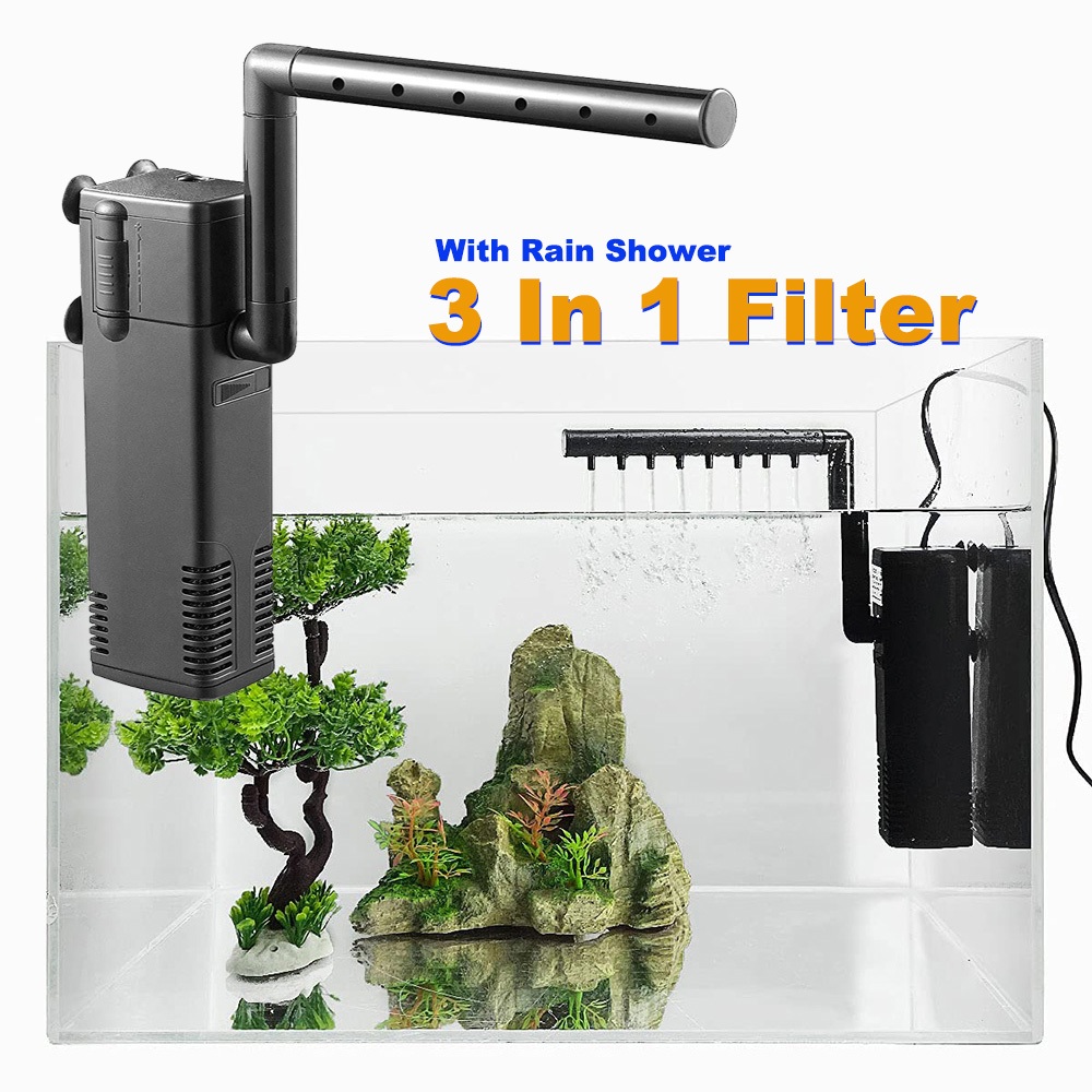 Low Level Water Submersible Water Filter Pump Turtle Tank Filter ...