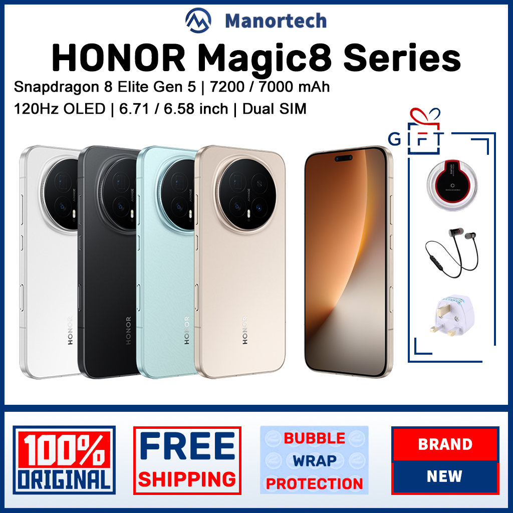 HONOR Magic8 Pro / HONOR Magic8 Snapdragon 8 Elite Gen 5 | 6.71/6.58 inch OLED | Dual SIM ...