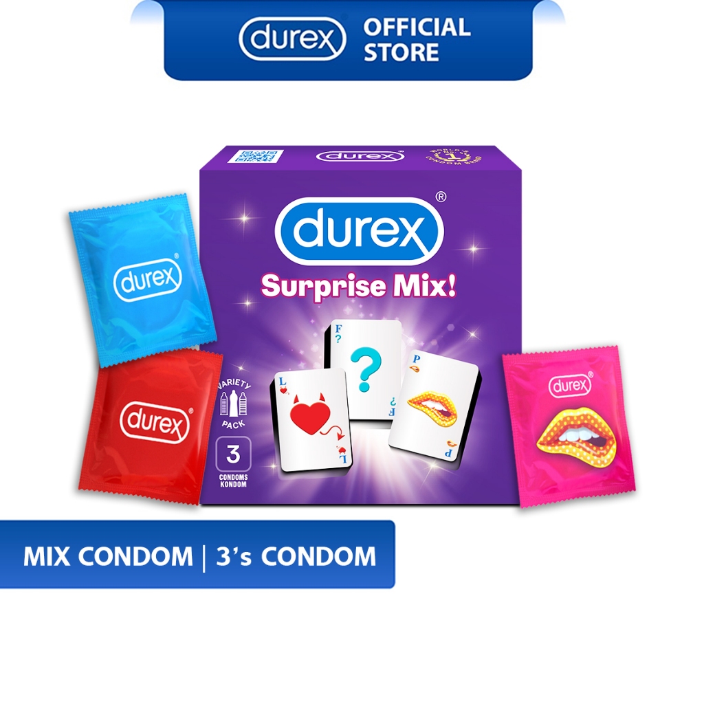 Durex Surprise Mix Condom 3s | Shopee Malaysia