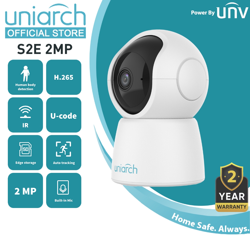Uniarch S2E 2MP Audio And Video HD PT Camera Auto Tracking H265 Human ...