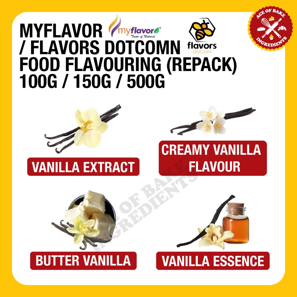 Vanilla Flavor (Butter Vanilla / Creamy Vanilla) / Vanilla Essence ...