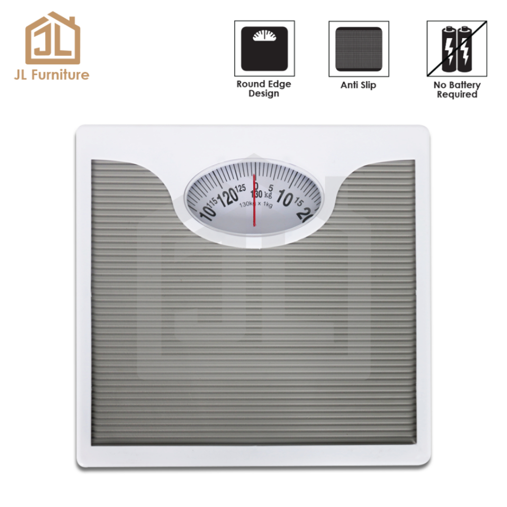 JL Furniture Mechanical Bathroom Scale Penimbang Badan Analog Non ...
