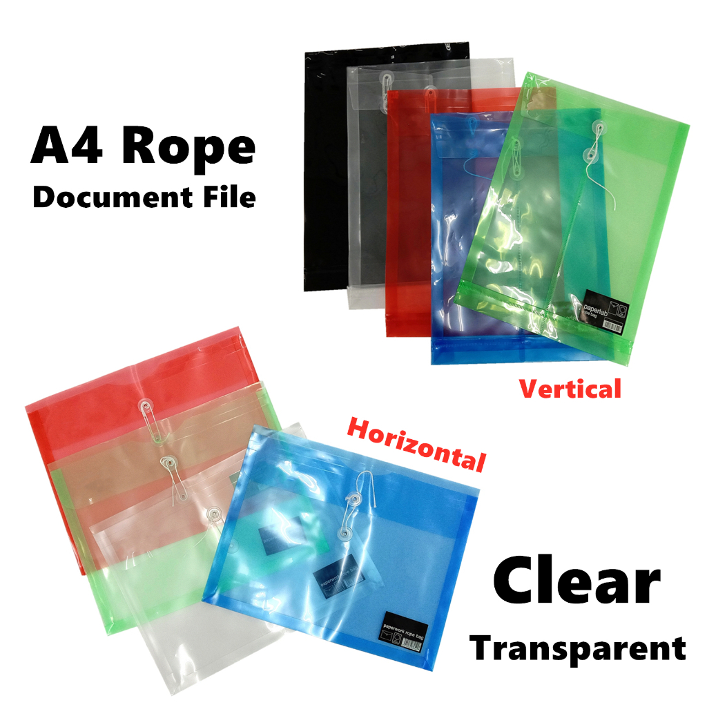 A4 Envelope File A4 Rope Document File A4 Rope Bag A4 String Folder ...