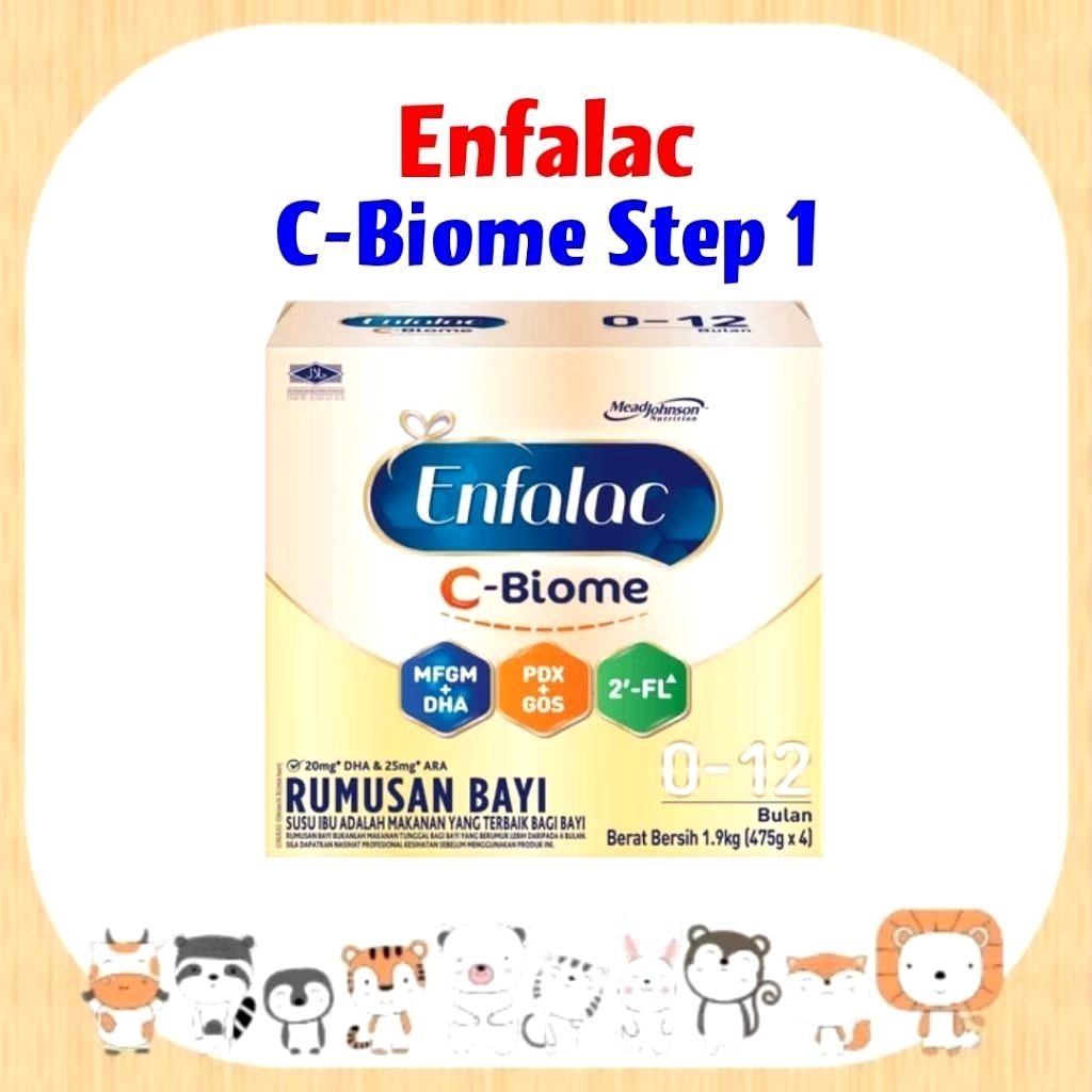 Enfalac Baby Step 1/Step 2 C-Biome (500g/900g/1.74kg) | Shopee Malaysia