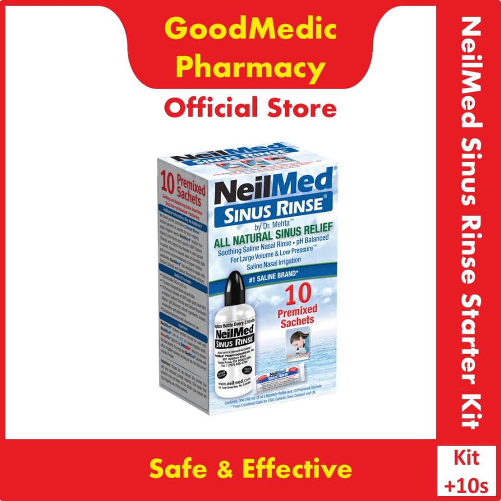 NeilMed Sinus Rinse Starter Kit (Kit+10s) | Shopee Malaysia
